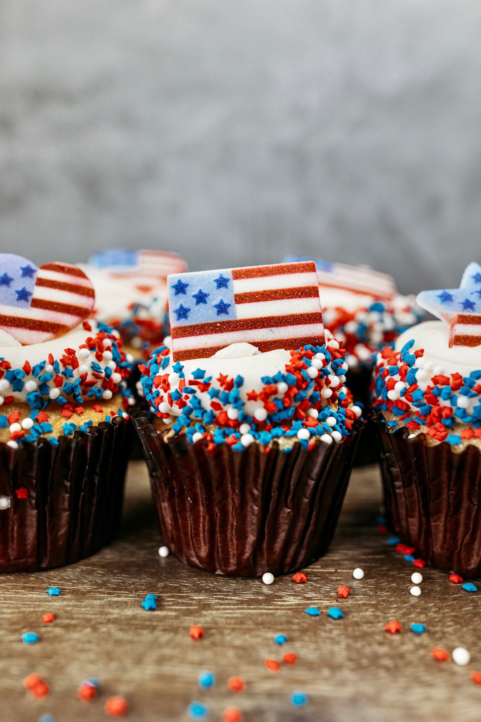 Patriotic Cupcake Box | Hapa Bakery