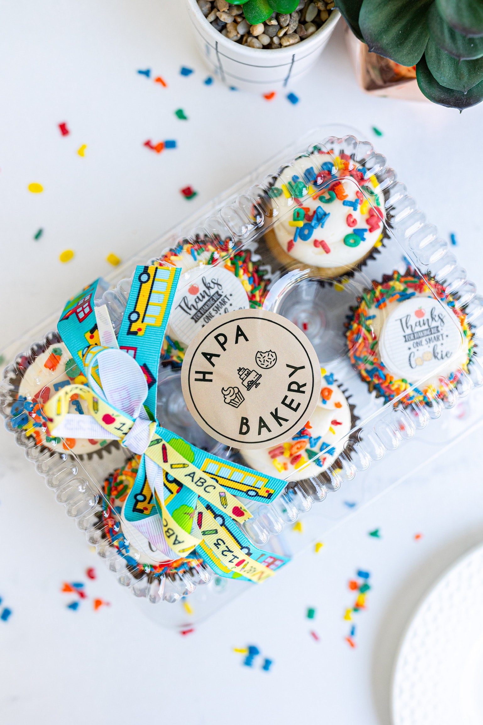 Teacher Appreciation Cupcake Box* | Hapa Bakery