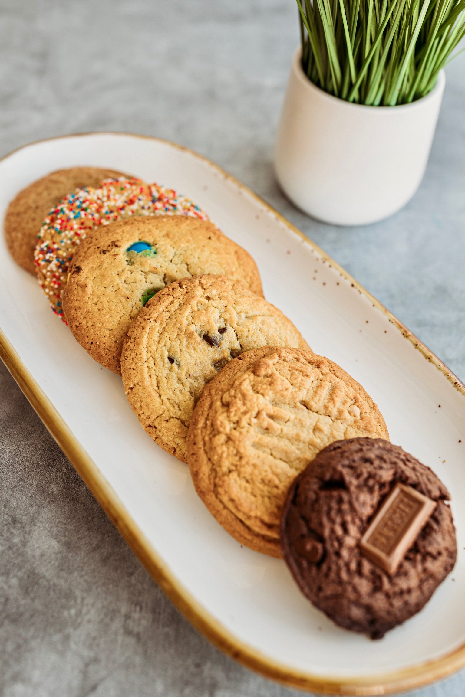 Plate Of Assorted Cookies