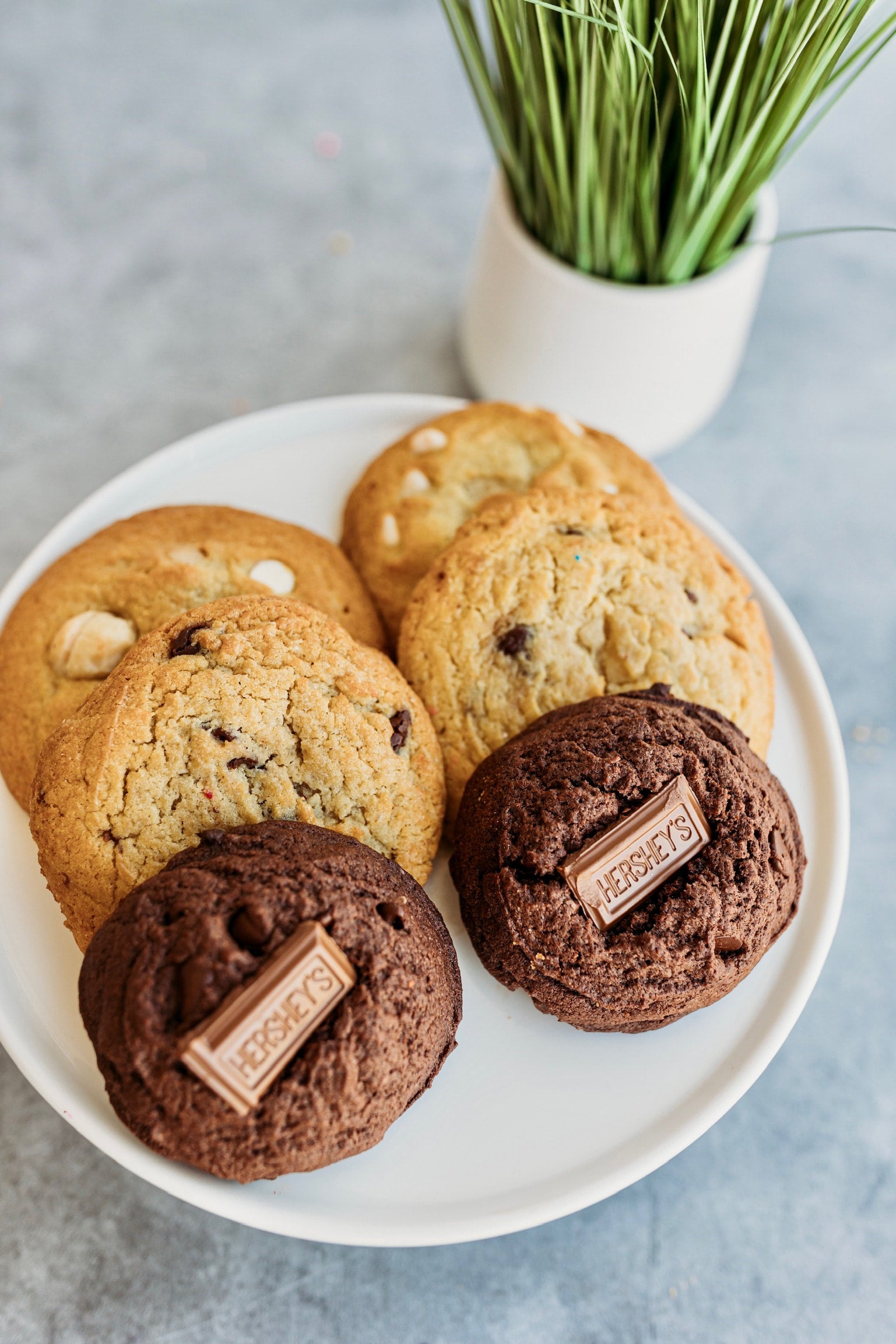 Assorted Chocolate Chips Cookie Box - Hapa Cupcakes & Bakery - Orange ...