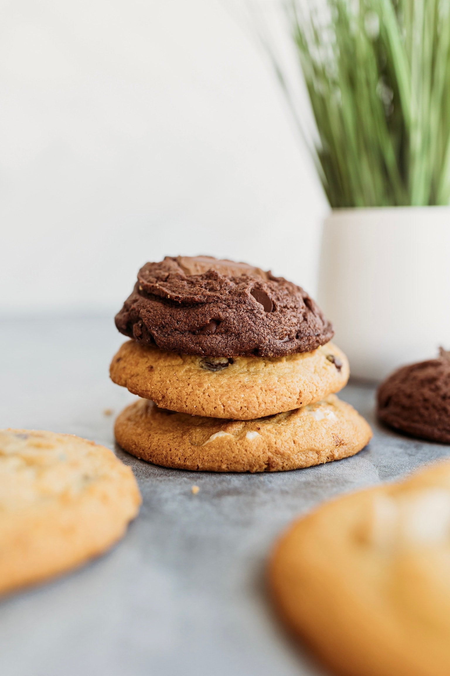 Assorted Chocolate Chips Cookie Box - Hapa Cupcakes & Bakery - Orange ...