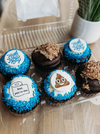 Custom Father's Day Cupcake Box - Hapa Cupcakes & Bakery - Orange ...
